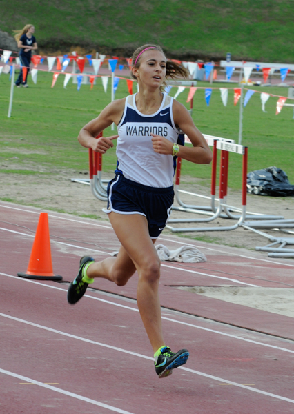 Gearing Surges down the Homestretch Taking the 3A 1600 Title